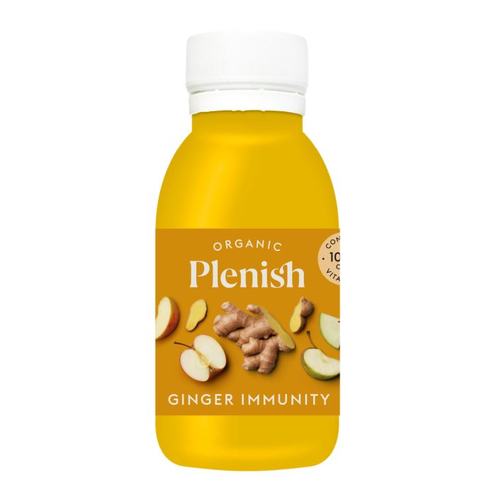 Buy Plenish Organic Ginger Immunity Shot 12x60ml - Order Online From JJ ...