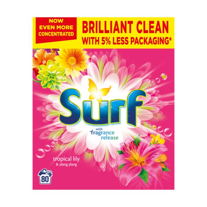 Buy Surf Tropical Lily & Ylang-Ylang Washing Powder 80 wash 1x1 - Order ...