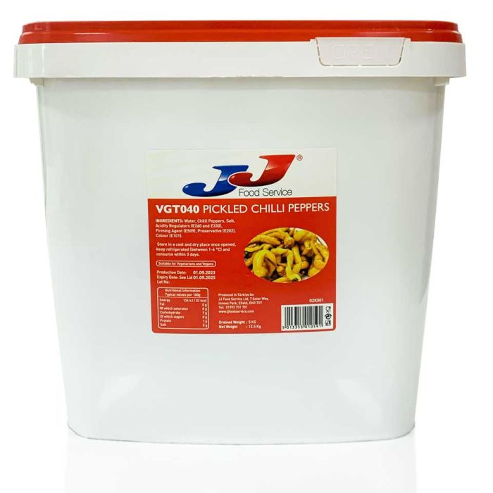 Buy JJ Pickled Chilli Peppers (Tursu) 1x12.5kg - Order Online From JJ ...
